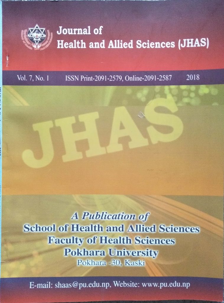 Volume 7 Issue 1 , 2018 | SHAS